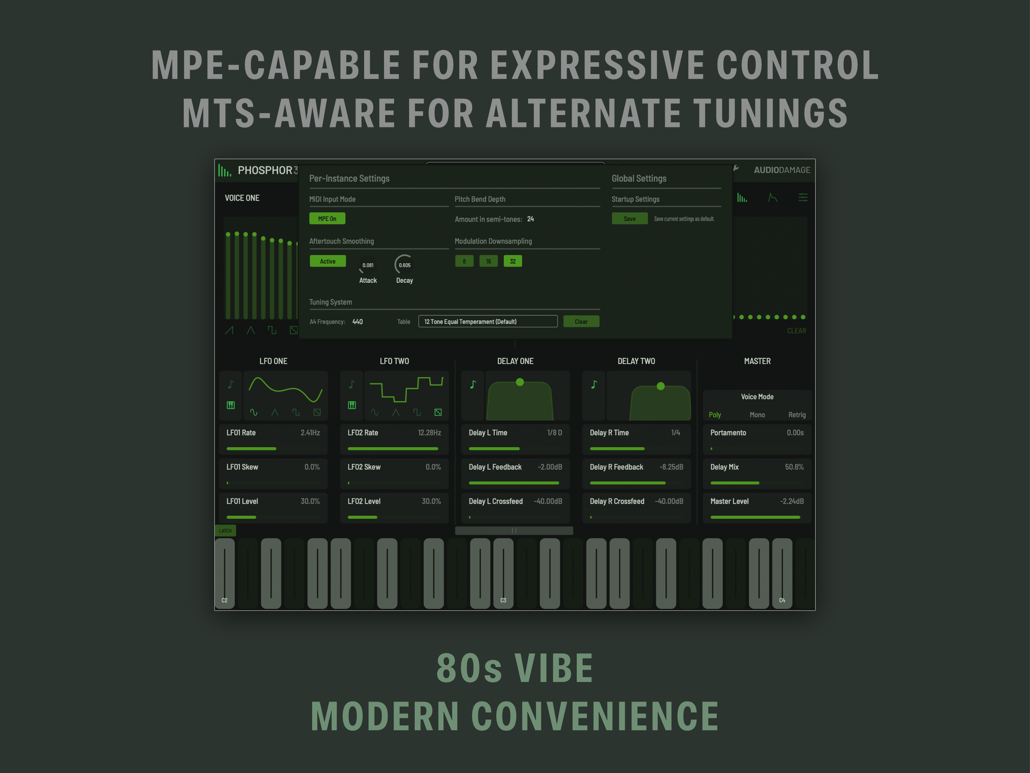 Phosphor 3 — Additive Synth Plugin | Mac, Win, Linux, iPad – Audio Damage